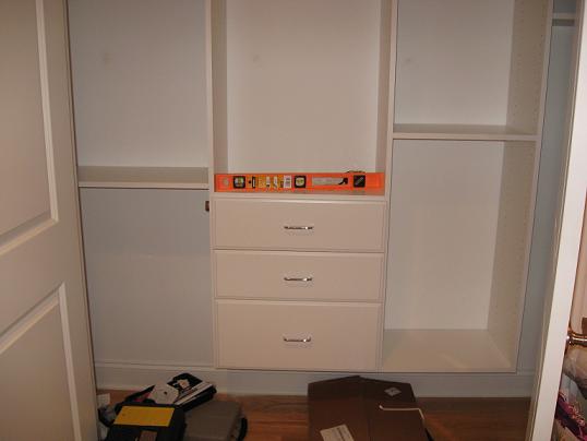 Easyclosets Review with photos of the installation process